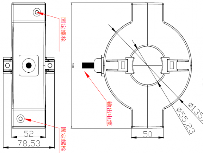 CT Tightly Wound Type Current Transformer High Voltage 5A